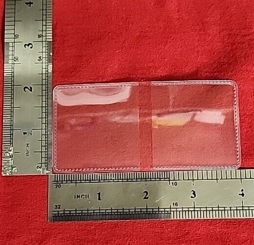 (105) 2x2 Double Pocket Vinyl Coin Flips Storage -Clear Plastic New | eBay