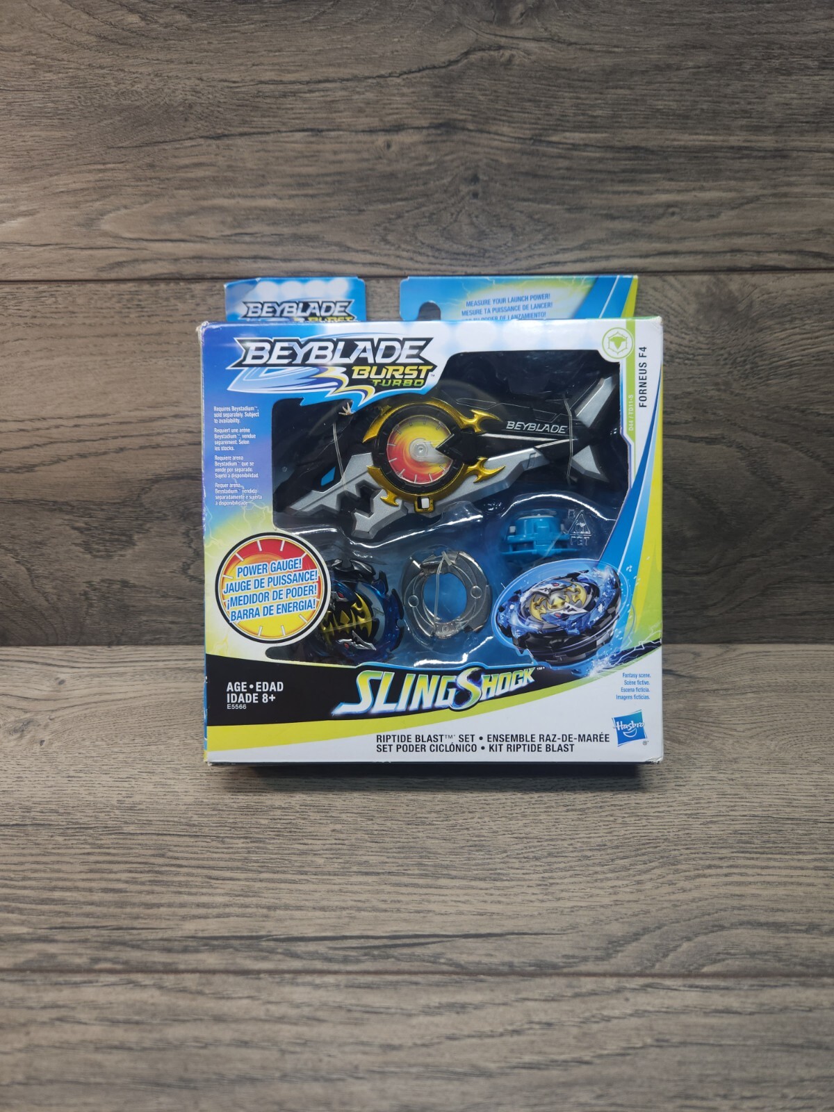 Beyblade Burst Turbo FORNEUS F4 Shark Launcher Riptide Hasbro D44 ...