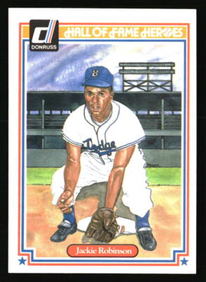 Jackie Robinson 1983 Donruss Hall of Fame Heroes #6 BASEBALL Card | eBay