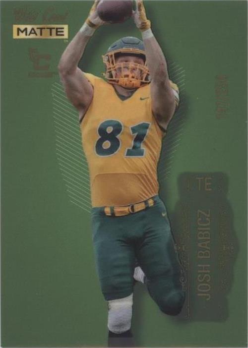 2022 Wild Card MATTE - Josh Babicz #MB-124 Chase Green /250 (RC) for ...