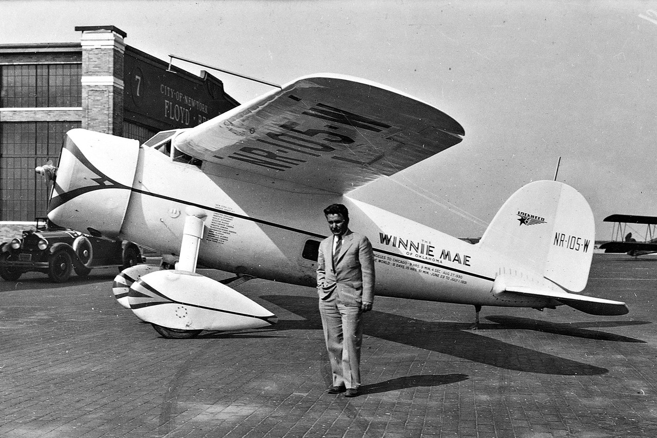 New 5x7 Photo: Aviator Wiley Post & Winnie Mae - 1st Solo Flight Around ...