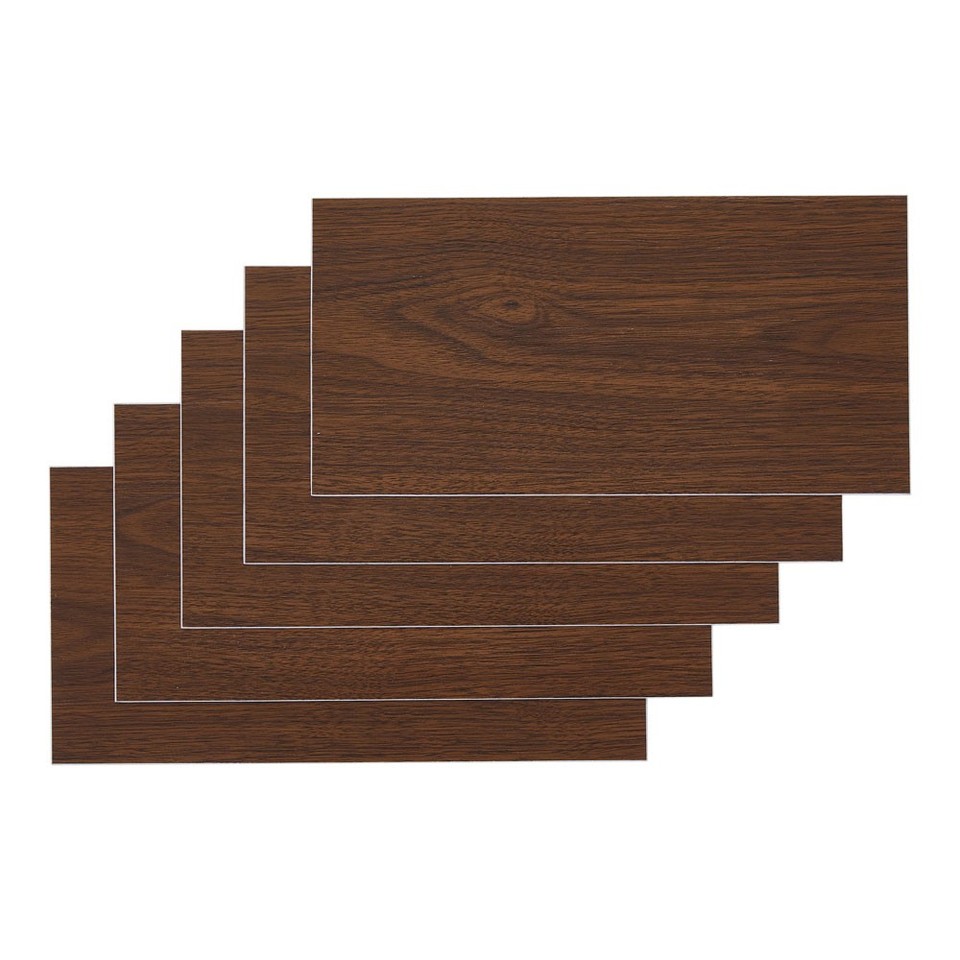 36PCS Self Adhesive Flooring Planks PVC Waterproof Vinyl Floor Tiles ...