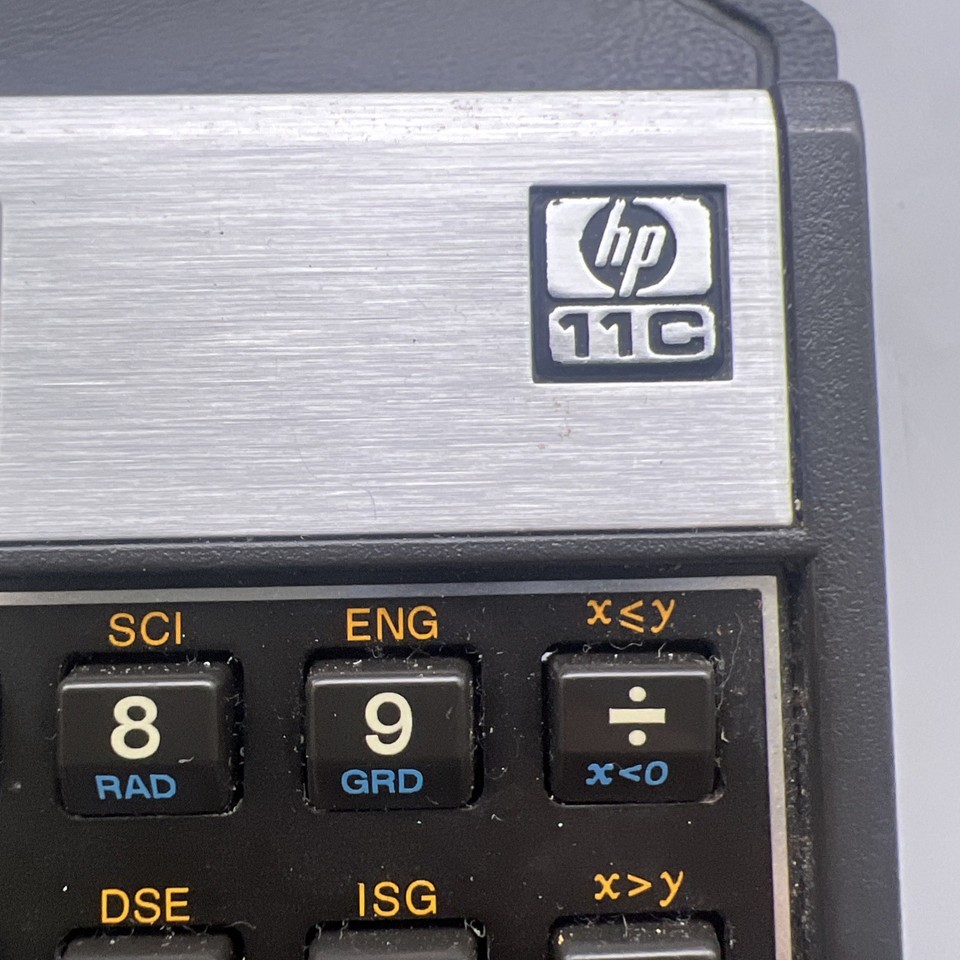 Hewlett-Packard HP-11C Programmable Calculator W/Case New Batteries D39 ...