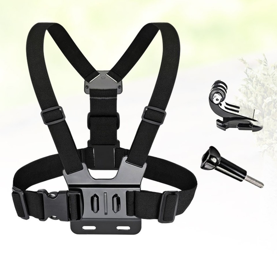 Action Camera Chest Mount Harness Sports Accessories Strap for 4 3+ 2 1 ...