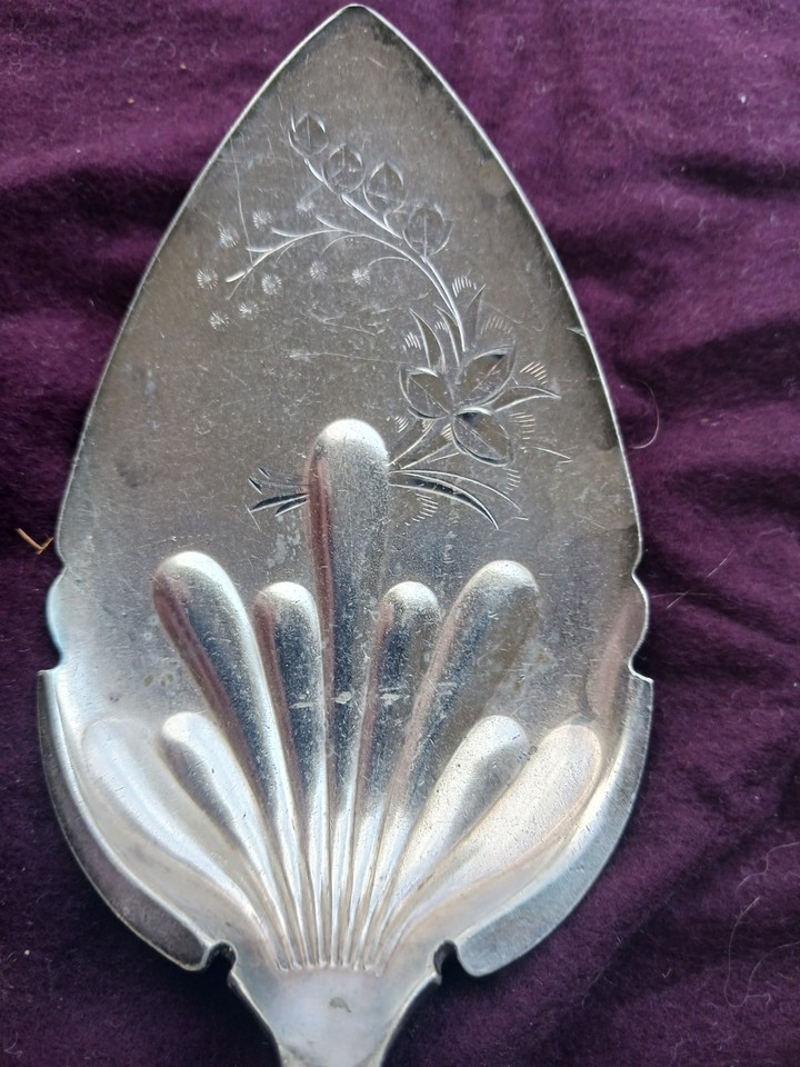 Vintage Gurney Bros - Brocton, MA pie/cake server- Coin Silver? | eBay UK