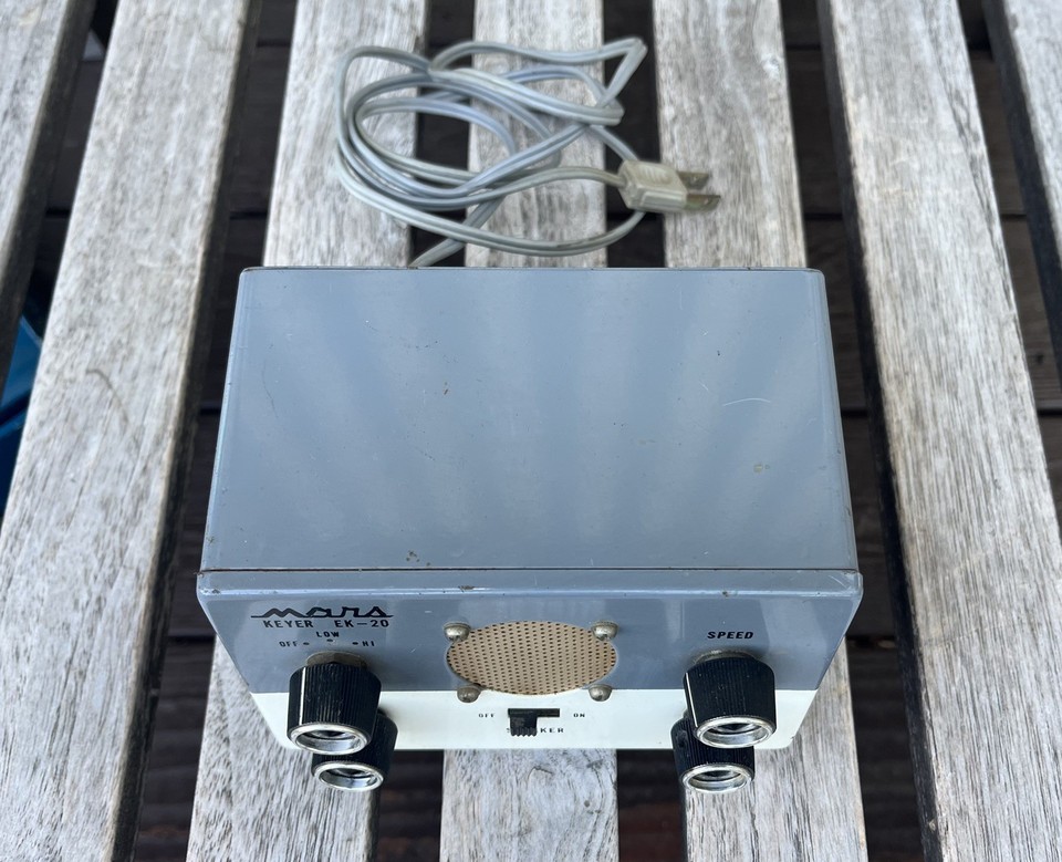 VINTAGE MARS MODEL EK-20 HAM RADIO TELEGRAPH MORSE CODE KEY ELECTRONIC ...