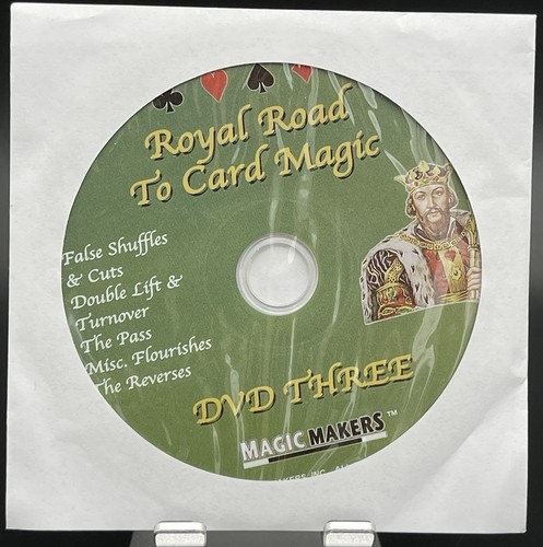 Royal Road To Card Magic Magical Tricks Trick Cards Course DVD Three ...