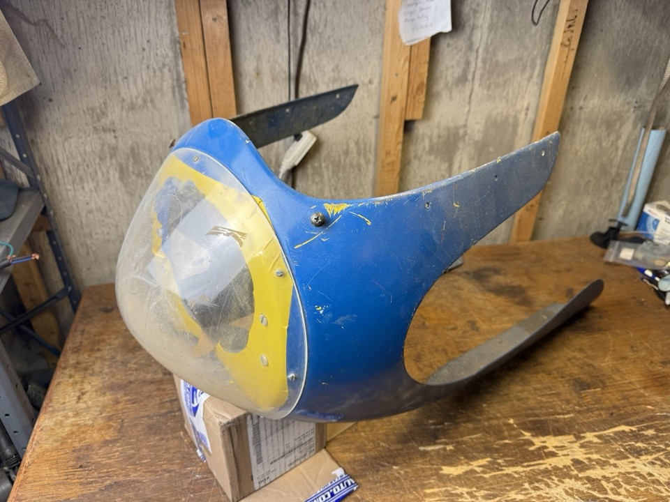 Motorcycle Fairing Half Shell Cafe Racer Classic VINTAGE Yamaha Honda ...