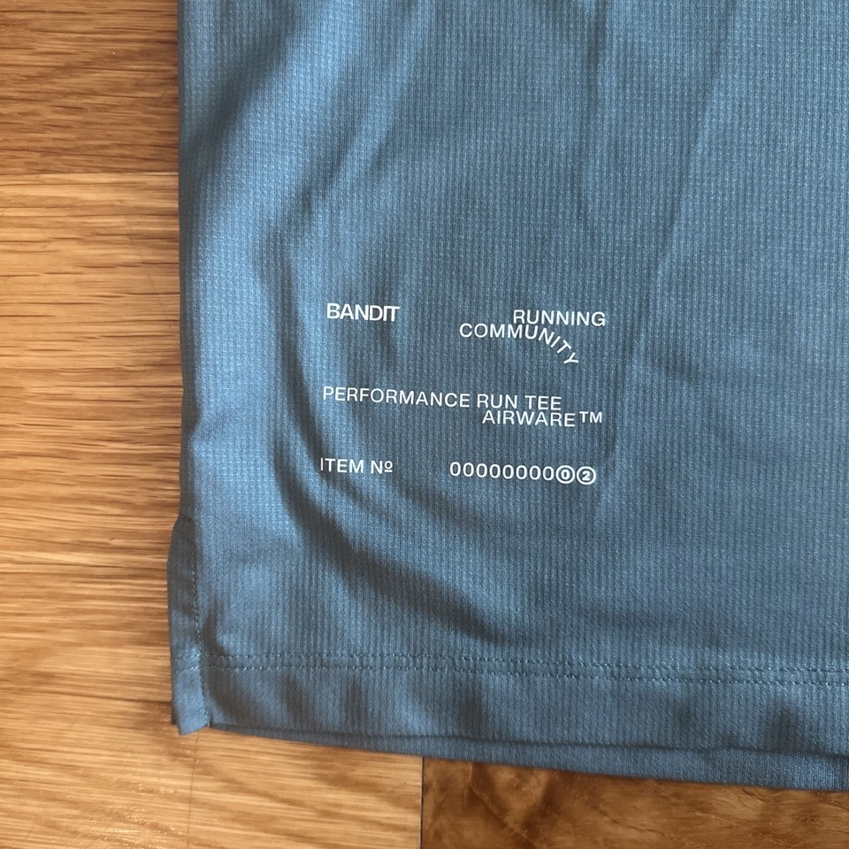 Men's Bandit Running Drift Warped Bandit Performance T-shirt Green Size ...