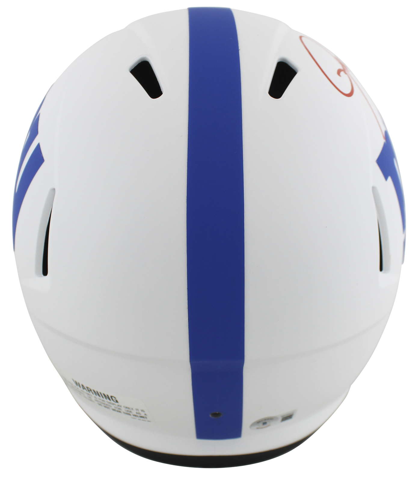 Michael Strahan & Lawrence Taylor Signed Lunar F/S Speed Rep Helmet BAS ...