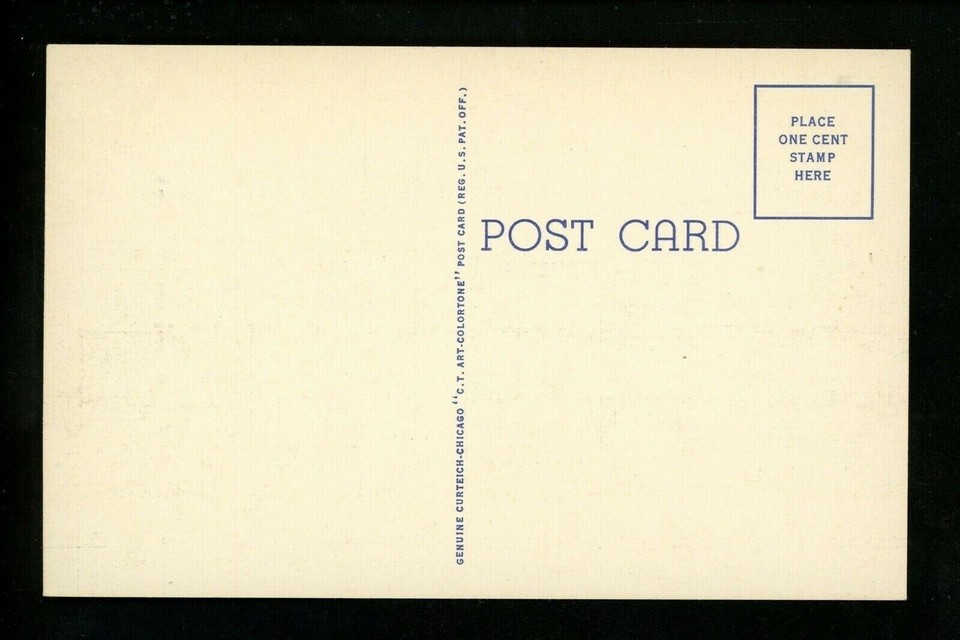 Military Vintage linen postcard Parris Island, SC Marine Barracks Curt ...