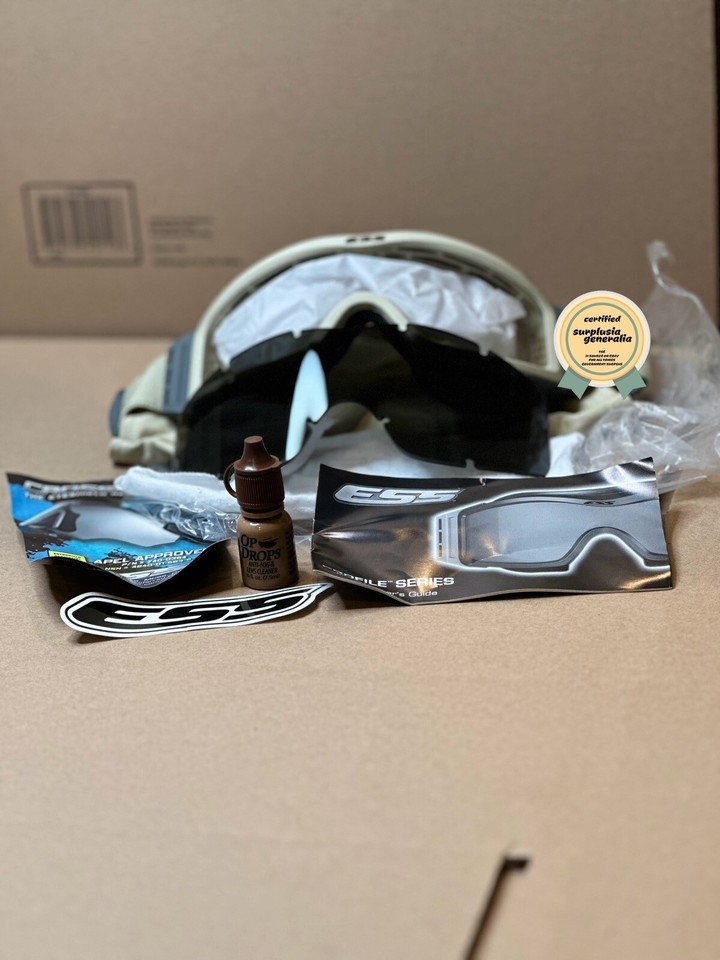 ESS EyePro Complete Profile NVG Ballistic Goggle Kits! Smoke & Clear ...