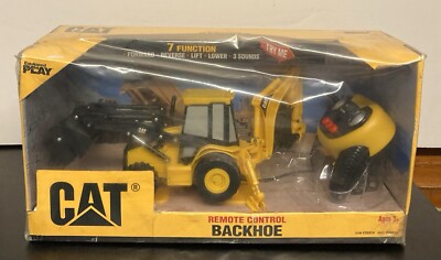 2007 Toy State CAT remote control Backhoe. New -MIB | eBay