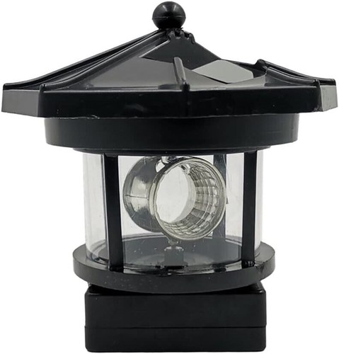 LED Solar Lighthouse Yard Outdoor Rotating Solar Light for Garden US | eBay