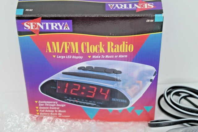 Sentry CR104 Clock Radio for sale online | eBay