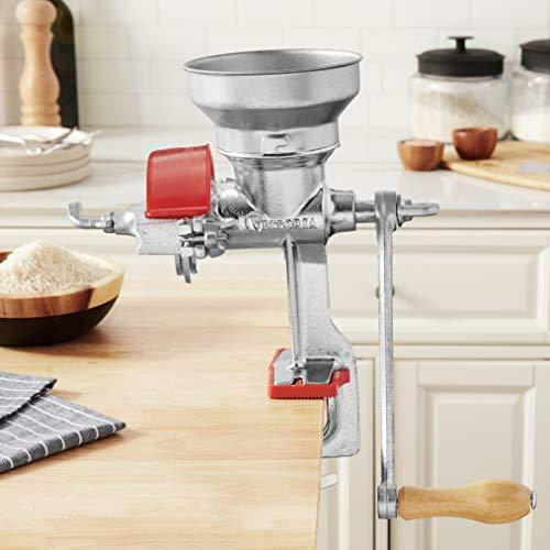Victoria Manual Low Hopper Grain Grinder, Black 815457021016| eBay