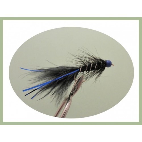 Boxed Fishing Flies, 16 Hothead Lures & Flash Damsels in a lanyard Fly ...