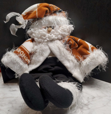 24 in Christmas Plush Texas Longhorn Santa Doll Shelf Sitter Toy Decor ...