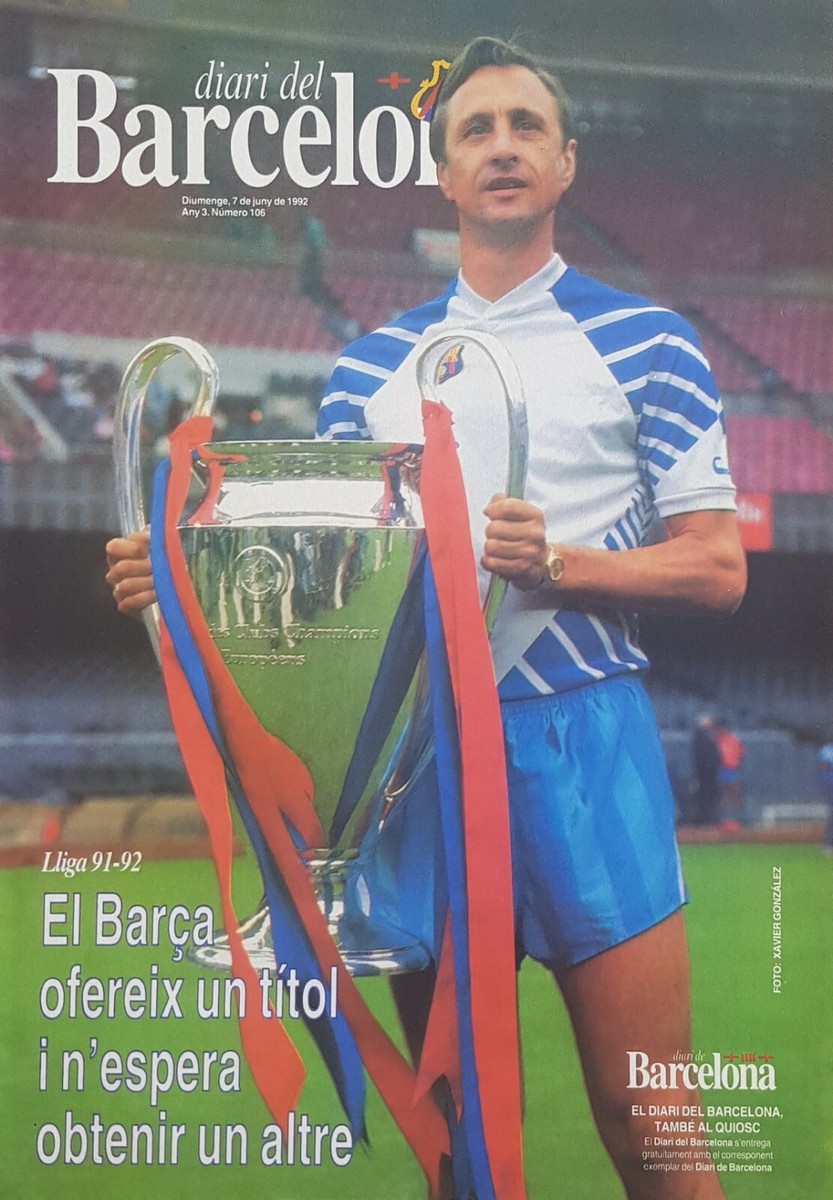 1992 Barcelona Champions League Trophy Milan 4 0 Barcelona: 1994