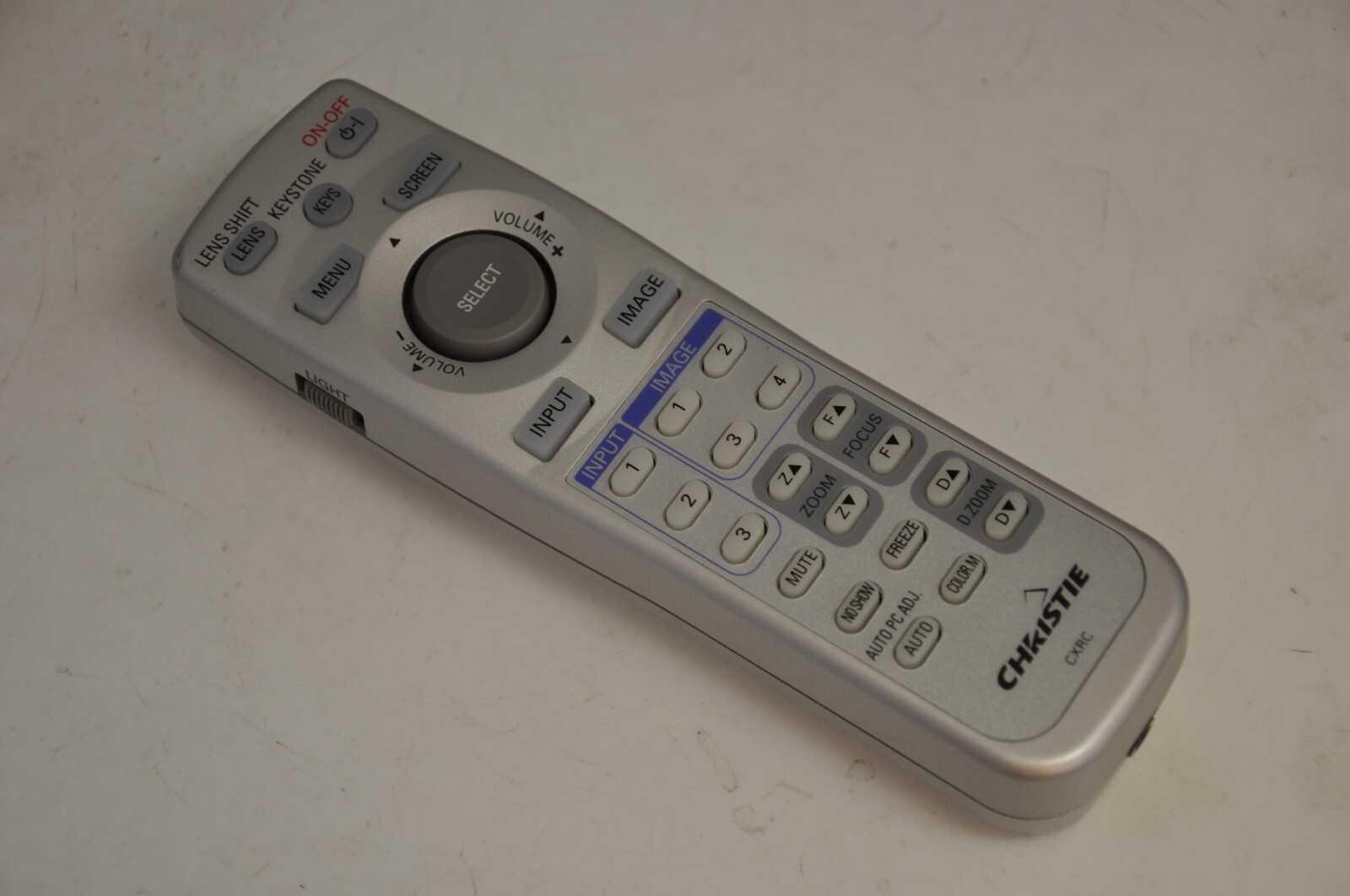 GENUINE CHRISTIE CXRC LCD PROJECTOR REMOTE - LW25 38-VIV212-01 | eBay