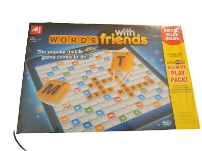 Words With Friends Board Game Zynga Hasbro NEW SEALED - Fun Word ...