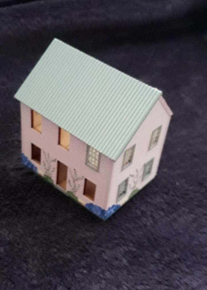 PAT RUSSO Miniature Dollhouse 1:144 PINK (Old Stock) 1990's Signed | eBay