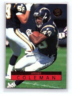 1996 Ultra Andre Coleman San Diego Chargers #135 | eBay