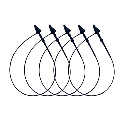 5" Loop Lock Tags Price Pins Snap Tag Tagging Tie Inch Garment Cable ...