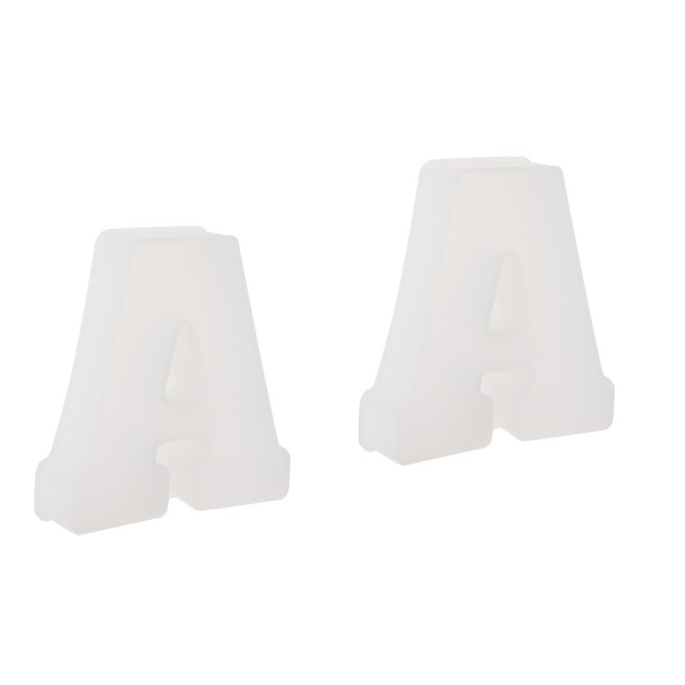 1Pc English Letter Mold Desktop Large Letter Adornment Mold Crystal ...