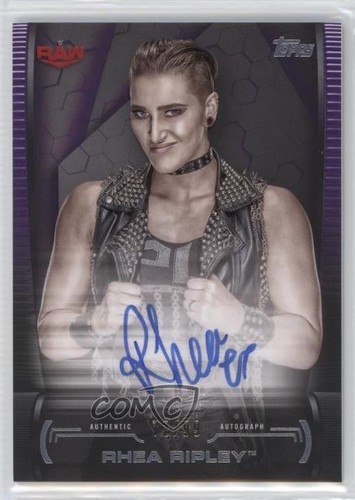 2021 Topps WWE Undisputed Superstar Roster Purple /99 Rhea Ripley #A-RP ...