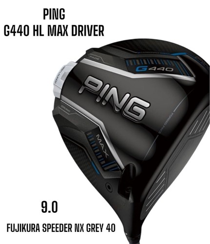 PING G440 HL MAX Driver 9.0 FUJIKURA SPEEDER NX GRAY 40 #PG9NRN | eBay ...