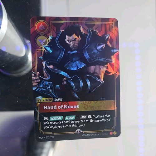 Riftbound - PROMO Darius Hand Of Noxus Foil V.1 OGN 253/298 Release ...