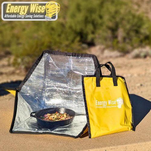 Premium Portable Solar Oven | Foldable Camping Cooker with Bag & Recipe ...