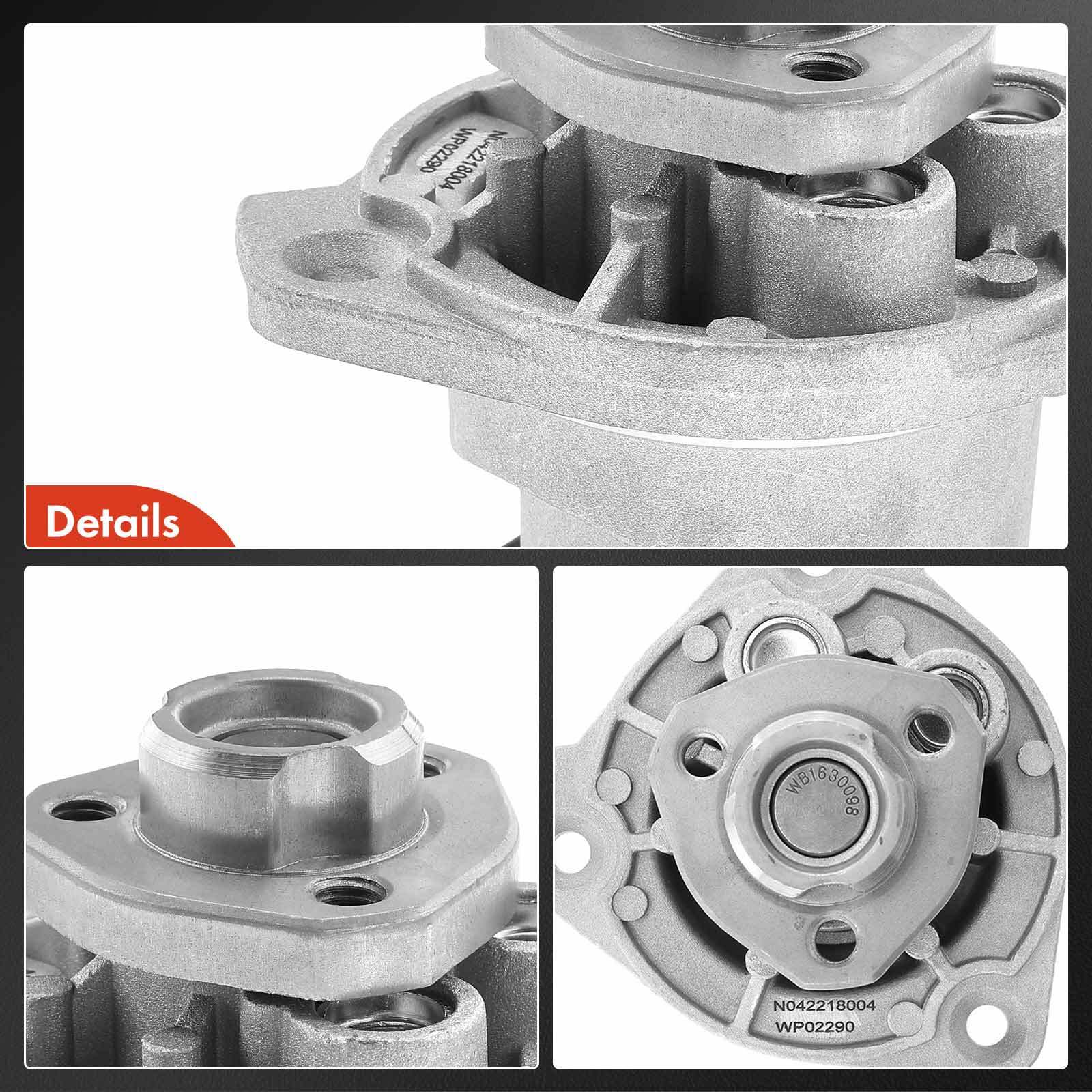 Water Pump for Audi A3 8P1 Q7 4LB TT 8J3 Skoda Superb 3T5 VW Bora Golf ...