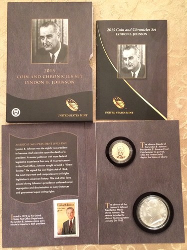 2015 Johnson Coin & Chronicles Set LBJ -Limited Mintage Of 25,000 | eBay