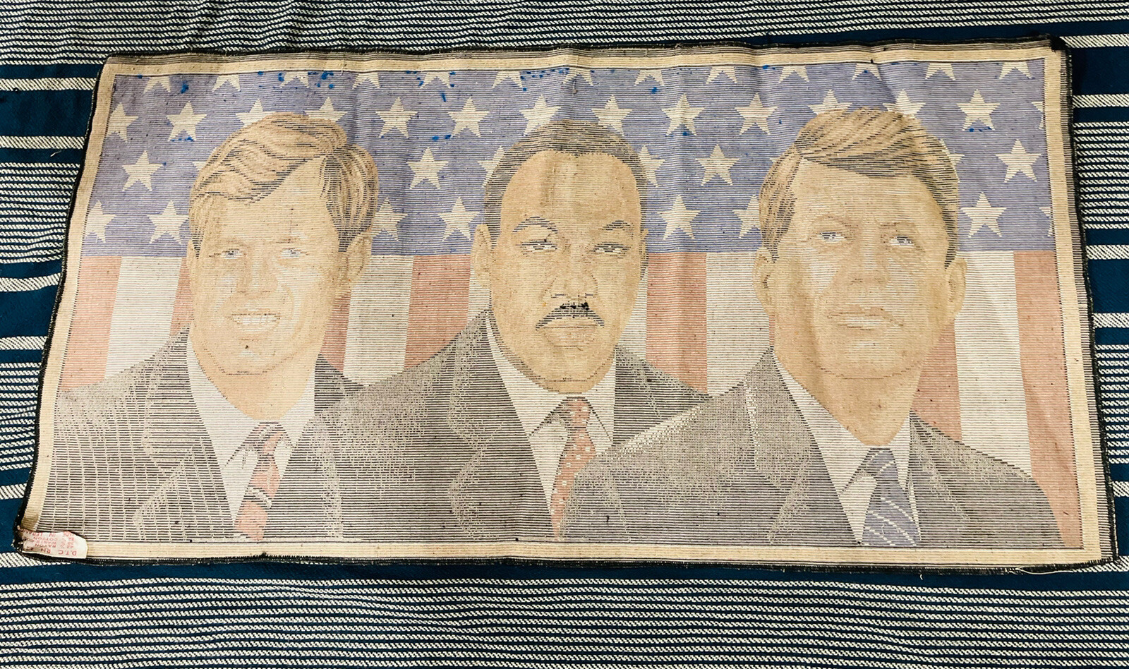 Vintage Tapestry John Kennedy Martin Luther King Robert Kennedy JFK MLK ...