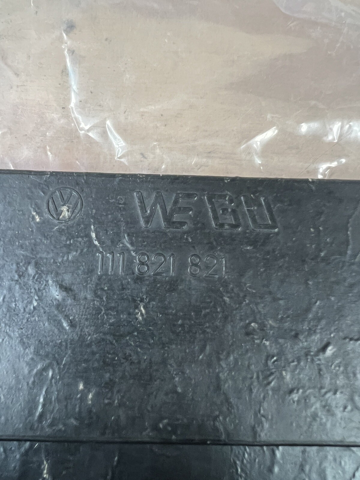 VW Beetle Mud Flaps WEGU Volkswagen Beetle Split Splash Guard NOS ...