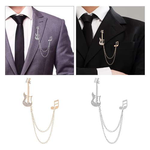 Men's Music Note Brooch Jewelry Decoration Birthday Gift Suit ...