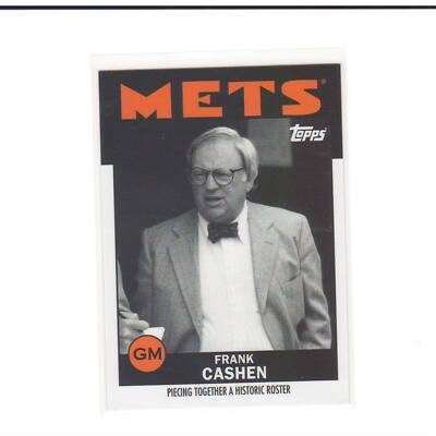 2021 Topps X ESPN 30 for 30 Queens Collector's Edition #33 Frank Cashen ...