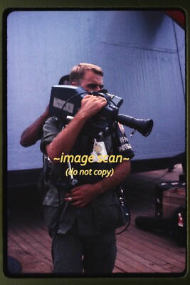 Camera Man Navy USS New Jersey Ship Christmas 1968, Anscochrome Slide ...
