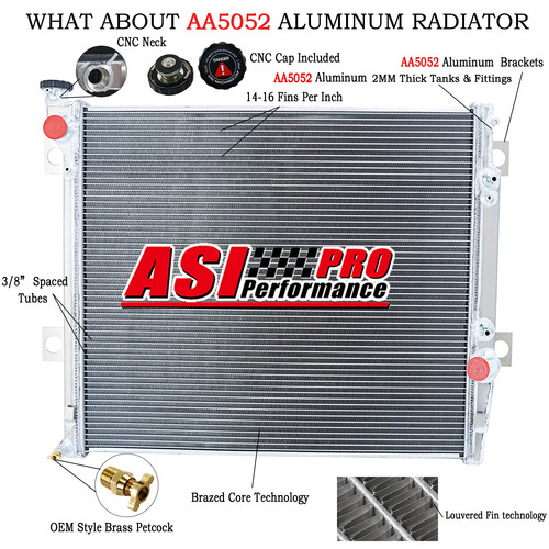 2 Row Core Aluminum Radiator For 2003-2009 Toyota 4 Runner Lexus GX470 ...