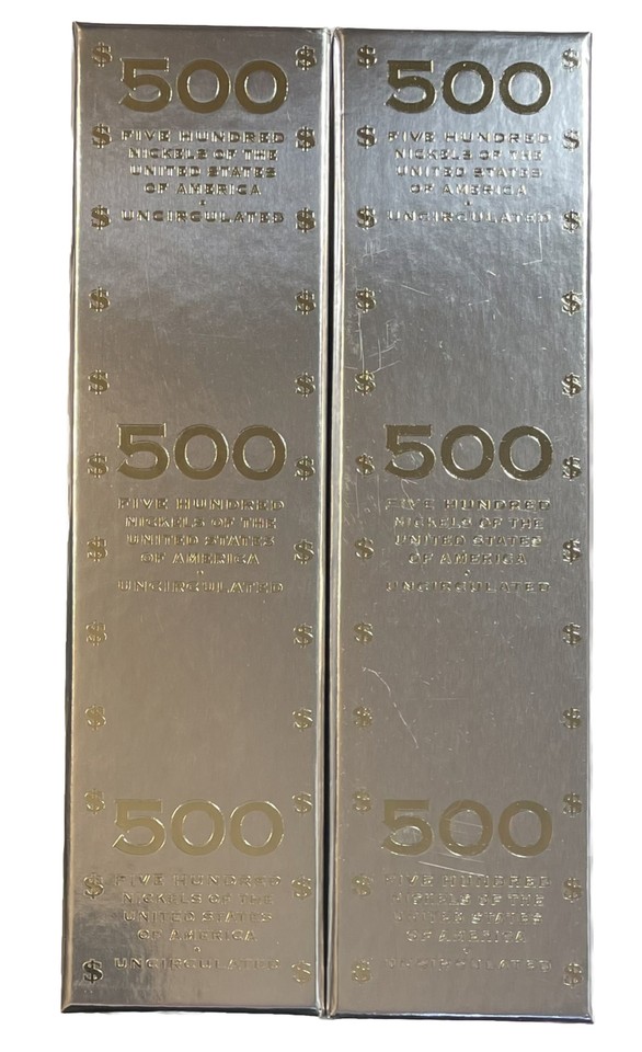 2005 Westward Journey BISON D P Roll BU 5c Nickel BANK ROLL 40 Roll ...