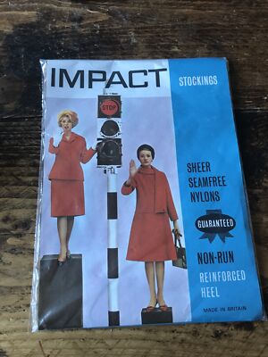 Impact 9.5 Vintage Very Sheer RHT Vintage Stockings 1960s Coppersun ...