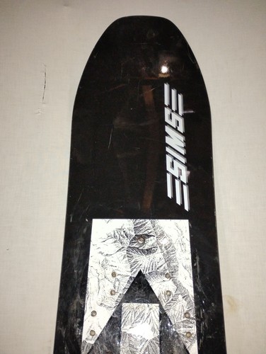 Vintage Sims Snowboard ATV 155 Black White Italy | eBay