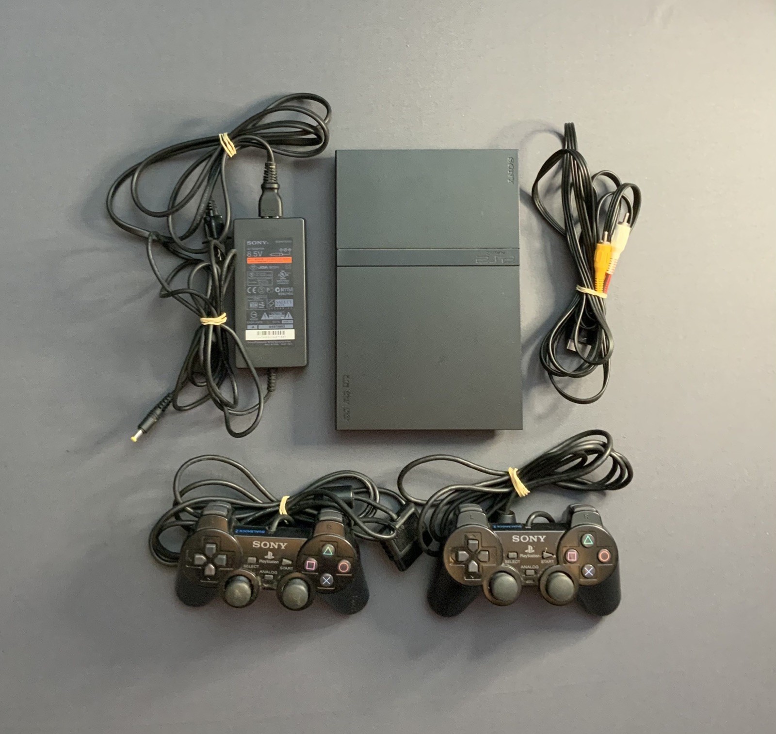 Sony PlayStation 2 Slim PS2 Console bundle (PARTS OR REPAIR) won’t read ...