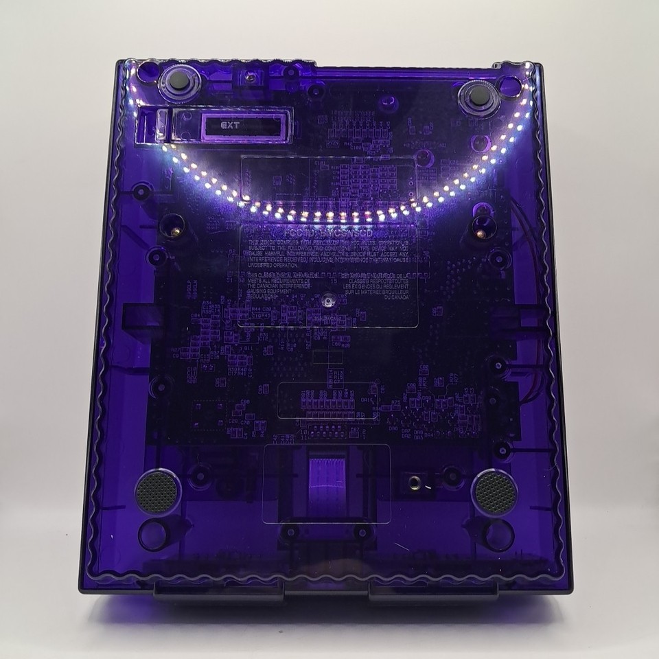 Transparent Purple Super Nintendo SNES Game Console Bundle SNS-001 ...