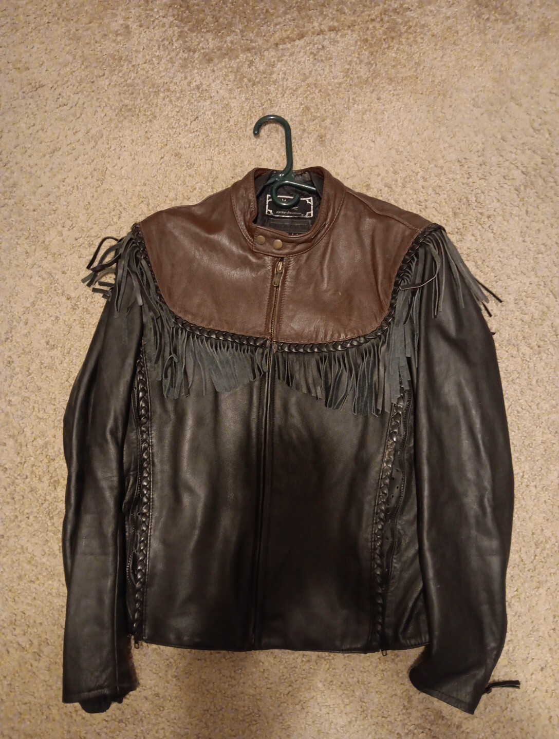 Harley Davidson Willie G Fringe Black And Brown Leath… - Gem