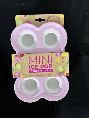 Evriholder Mini Ice Pop Popsicle Maker Pink 6 ct Round | eBay