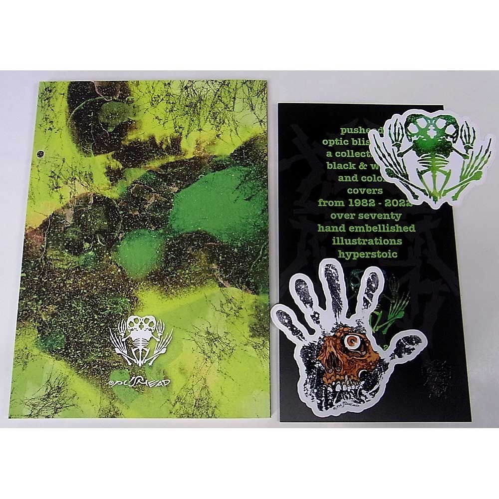 HYPERSTOIC OPTIC BLISTER Pushead Artwork Book Art Collection with Bonus ...