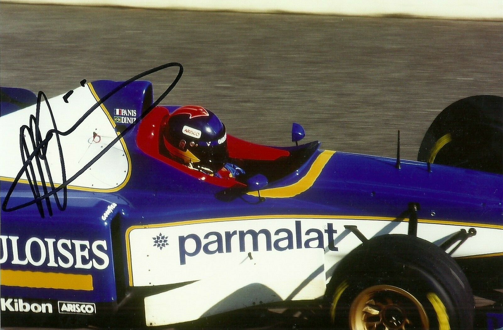 Pedro Diniz Genuine 1997 Danka Arrows Signed Photo Grand Prix Formula ...